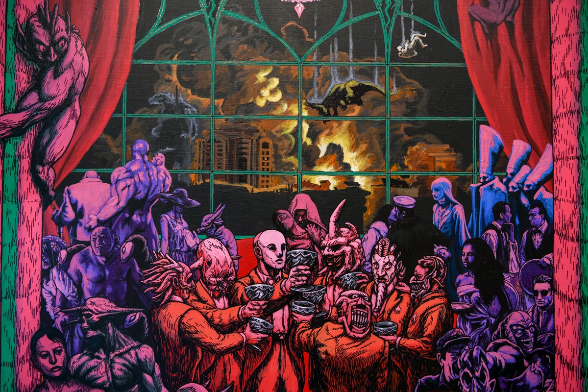 Bal Vampira Ivana Oštarčevića u Galeriji O.K. – ArtKvart